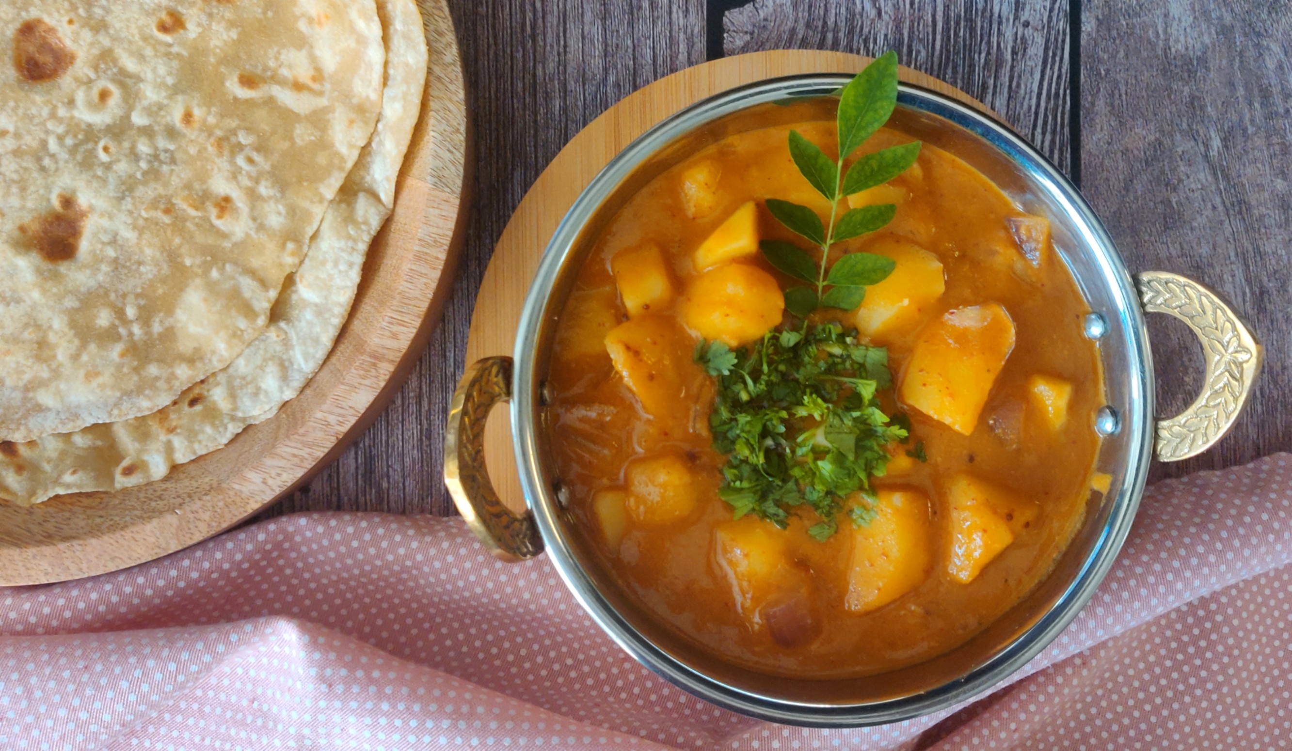 Potato gojju – South Indian style – jo's platter